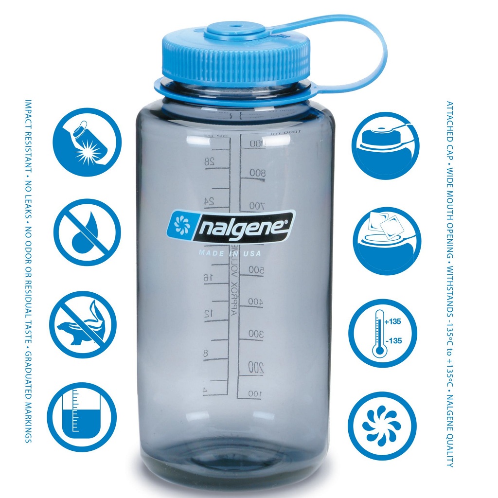 BACOutdoors: Nalgene 1L Wide Mouth Tritan Sustain Water Bottle 2023 ...